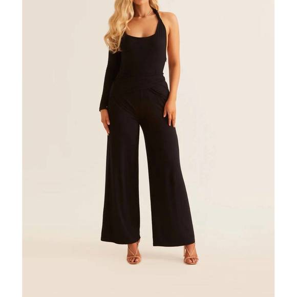ALANA EVE | Pants & Jumpsuits | New Alana Eve Simone Jumpsuit In Black ...